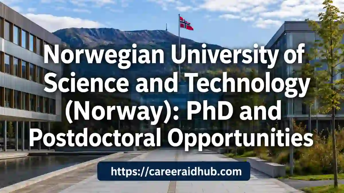 Norwegian University of Science and Technology (Norway): PhD and ...